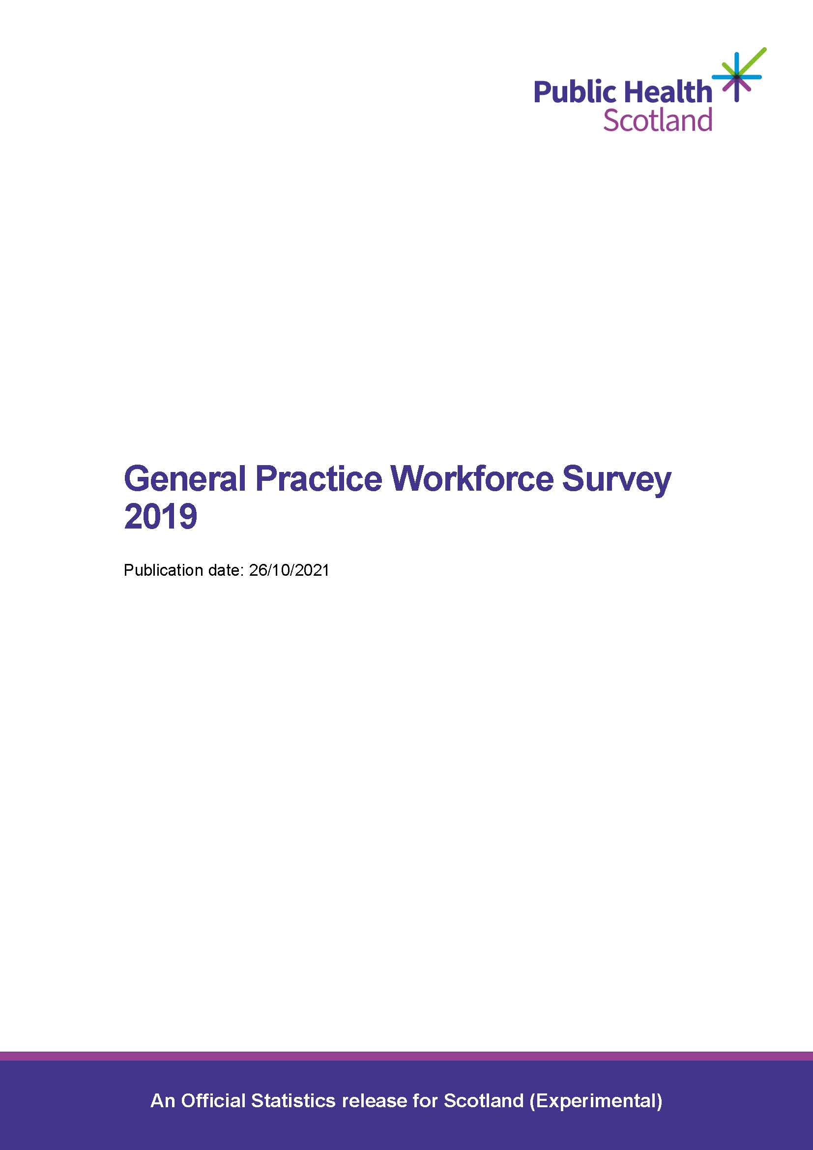 Publication of the 2019 General Practice Workforce Survey – Scottish ...